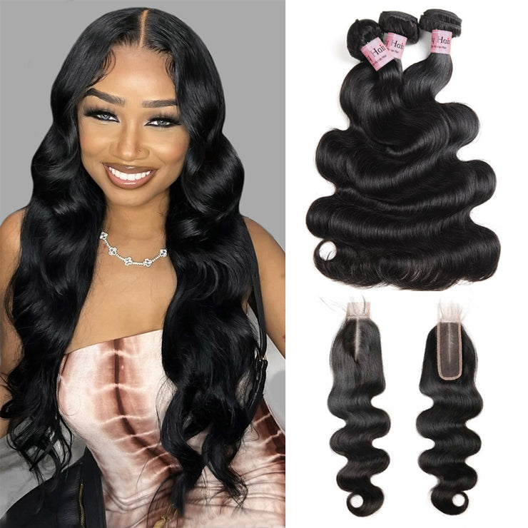 Glueless Deep Wave Closure Wig 4x4 HD Lace Closure Human Hair Wigs Dee ...