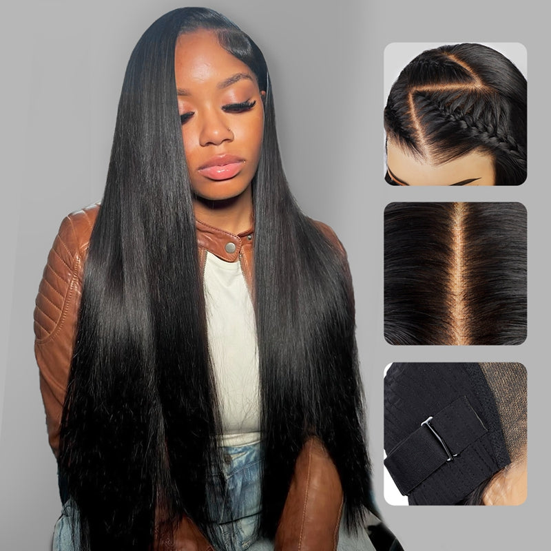 7x6 Glueless Wig Parting Max Lace Wig – 250% Density Straight Human ...