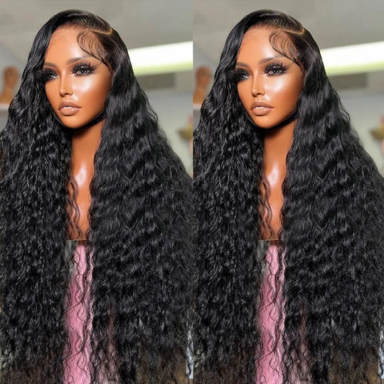 40 Inch 13x6 HD Lace Frontal Wig Straight Lace Front Human Hair Wigs B - LollyHair