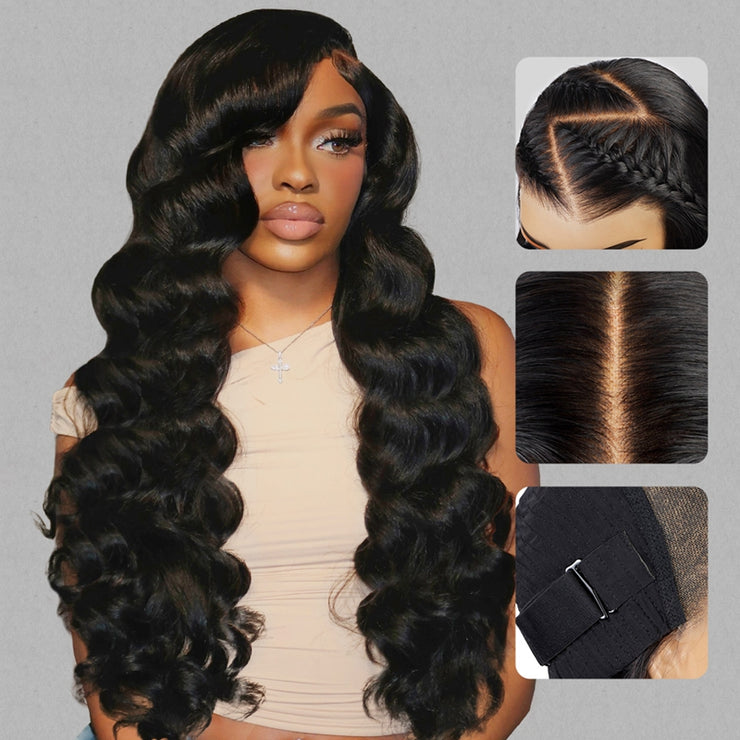 [28 inch = $149 ] Lolly 28 30 32 Inch 7x6 Glueless Wear and Go Wig ...