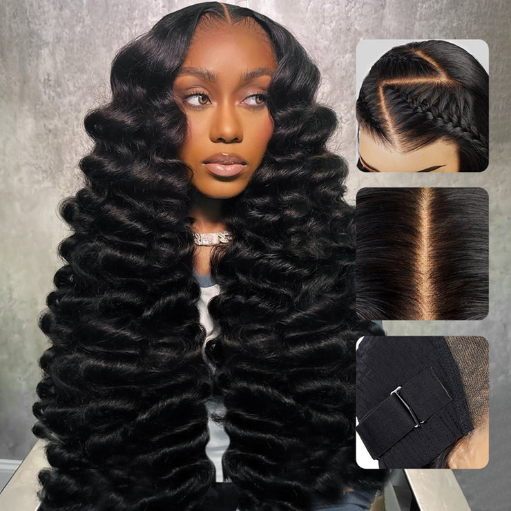 [28 inch = $149 ] Lolly 28 30 32 Inch 7x6 Glueless Wear and Go Wig ...