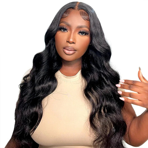 Body Wave Bob Wig 13x4 HD Lace Front Wig Short Human Hair Wigs Loose B ...