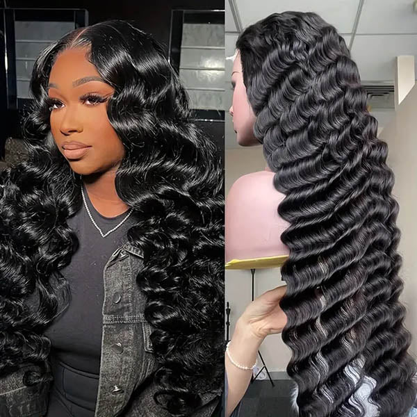 30 Inch Wig 13x4 HD Lace Front Wigs Human Hair Body Wave Wear Go ...