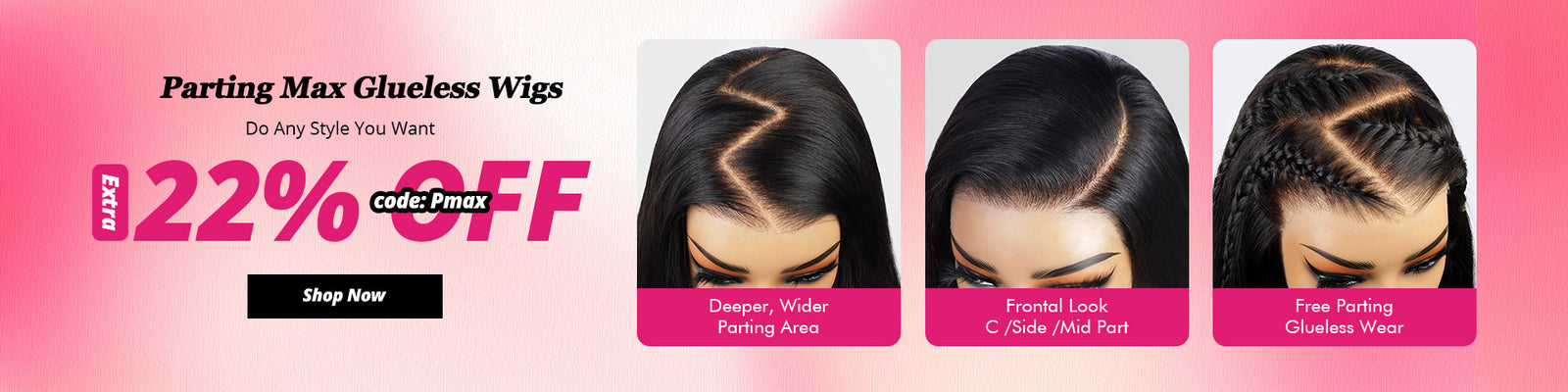 Parting Max Glueless Wigs - LollyHair