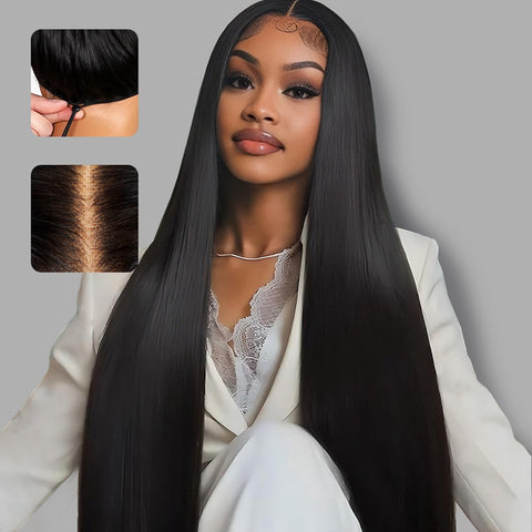 [28 inch = $149 ] Lolly 28 30 32 Inch 7x6 Glueless Wear and Go Wig ...