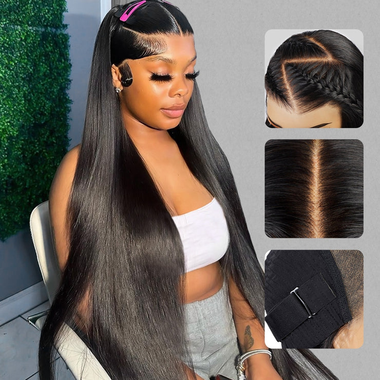[28 inch = $149 ] Lolly 28 30 32 Inch 7x6 Glueless Wear and Go Wig ...